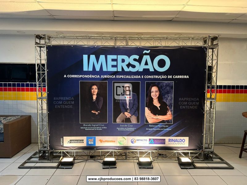 Aluguel de Estrutura para Banner | CJB Produções de Eventos